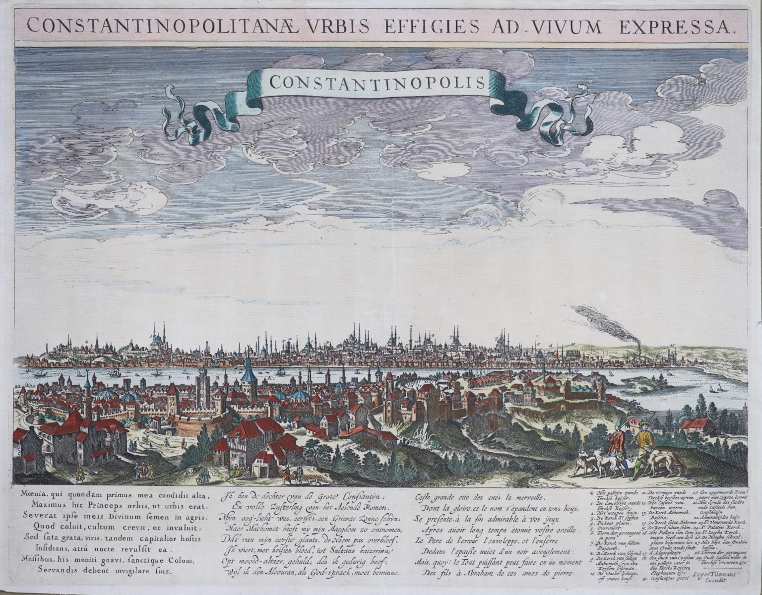 Constantinople (Istanbul) - Constantinopolis by Tilemans - CartaHistorica