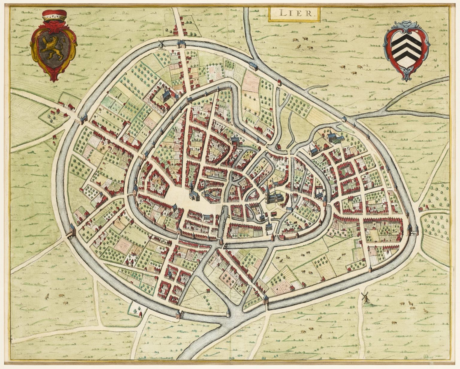 Lier: SOLD by Joan (Johannes) Blaeu (Town Atlas) - CartaHistorica