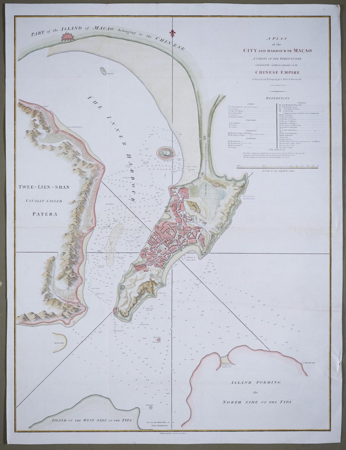 A plan of the city and harbour of Macao - CartaHistorica