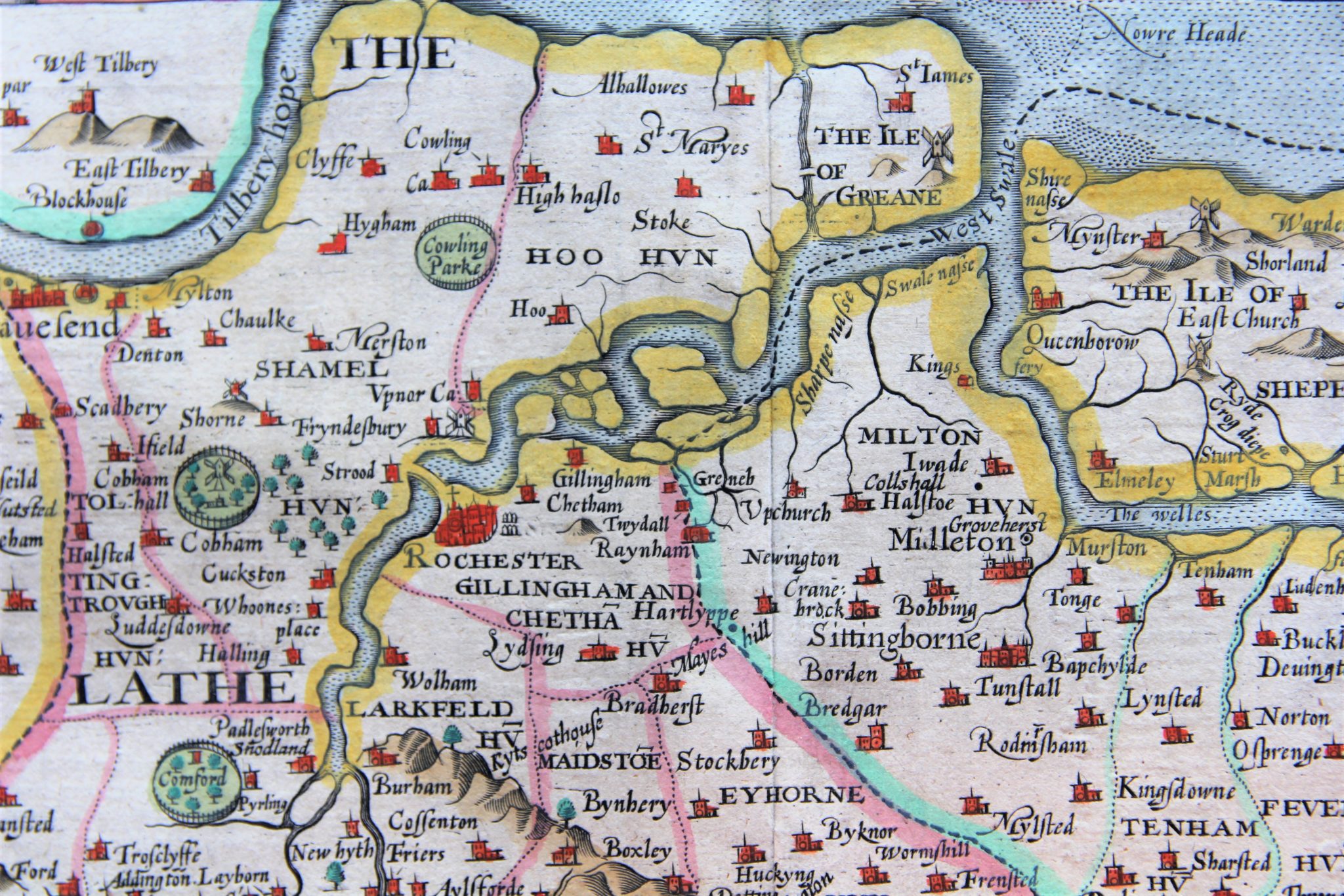 Kent - Kent with her Cities and Earles Described and Observed by John ...