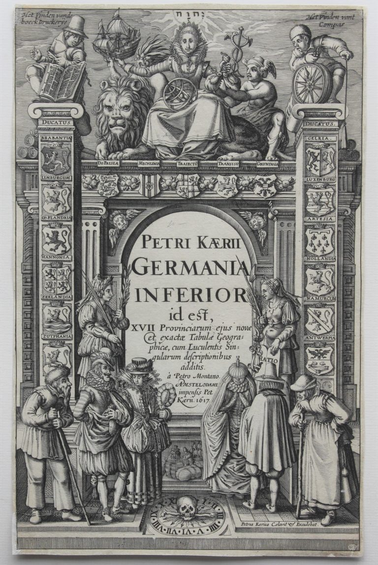 Title page of Germania Inferior by Kaerius - CartaHistorica