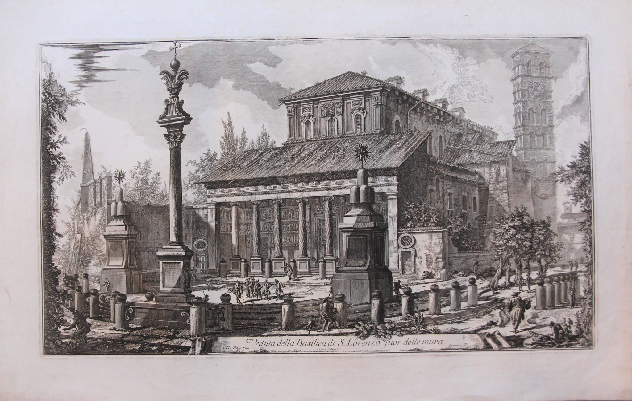 Rome - San Lorenzo by Giovanni Battista Piranesi - CartaHistorica